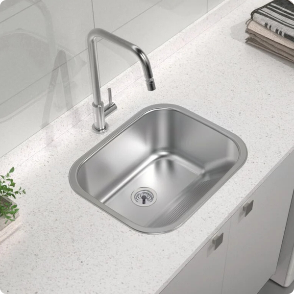 Tanque De Encaixe 34 L Em Aço Inox 50x40 Cm Tramontina Hera