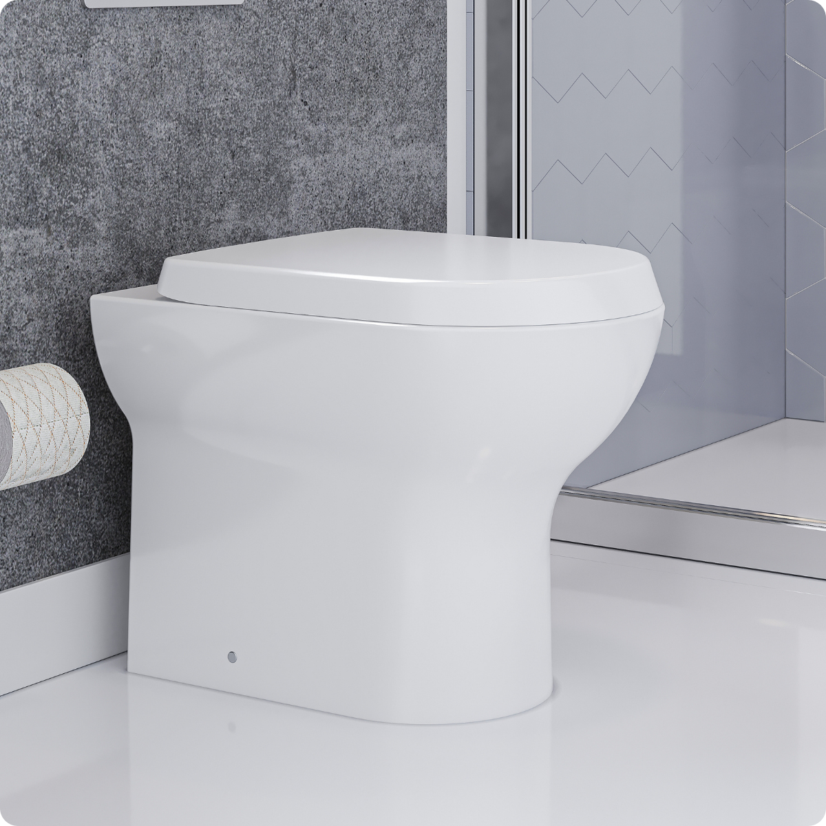 Kit Bacia Convencional Assento PP Soft Close Branco Nexo Roca